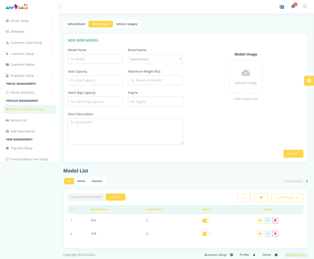 Ride Booking with Parcel Delivery (Joyride Clone) - Gabaon Inc.
