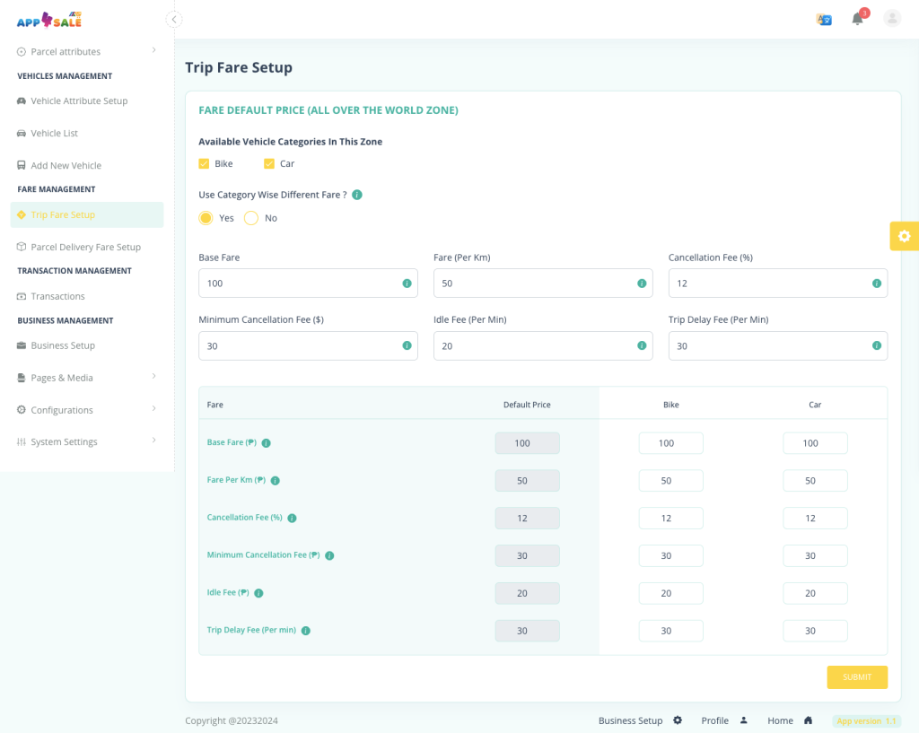 Ride Booking with Parcel Delivery (Joyride Clone) - Gabaon Inc.