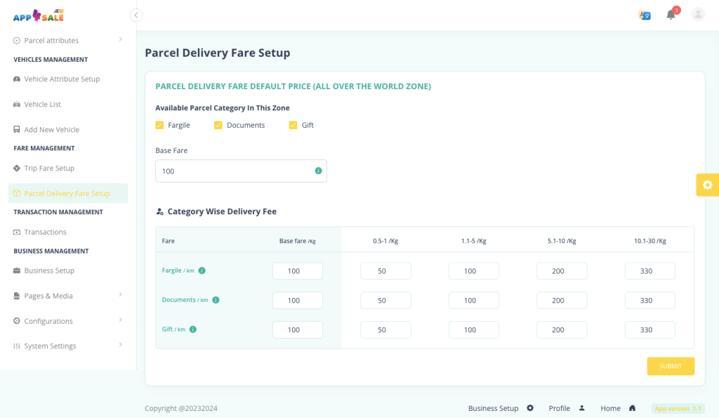 Ride Booking with Parcel Delivery (Joyride Clone) - Gabaon Inc.