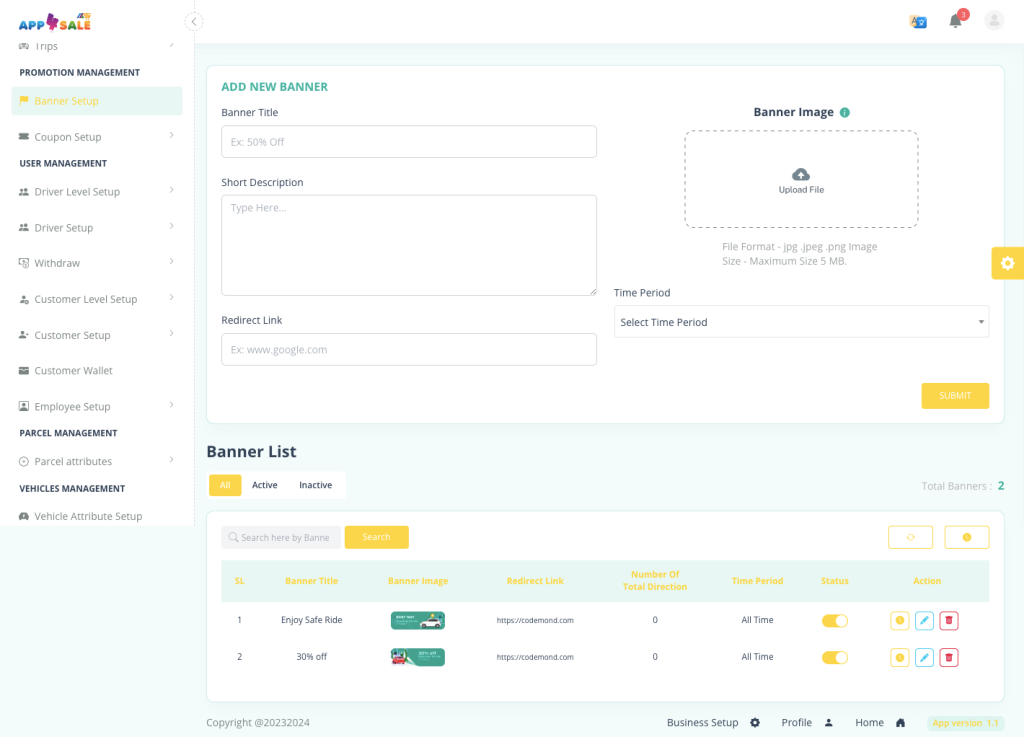Ride Booking with Parcel Delivery (Joyride Clone) - Gabaon Inc.